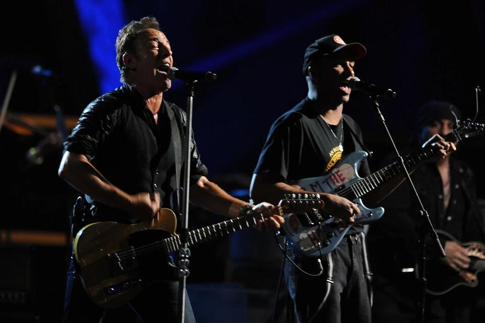 Bruce Springsteen Makes Surprise Appearance at Minneapolis Benefit ...