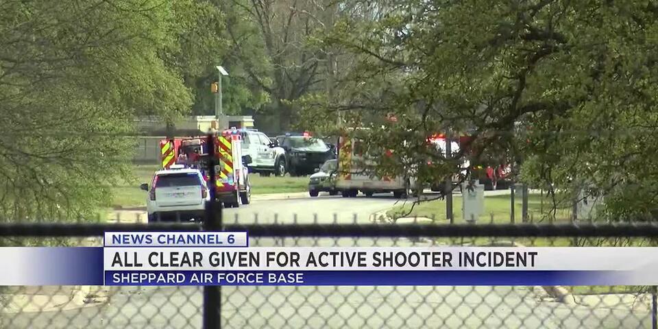 Sheppard Air Force Base released from lockdown after possible active ...