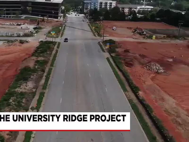 Infrastructure work continues for Greenville’s University Ridge project