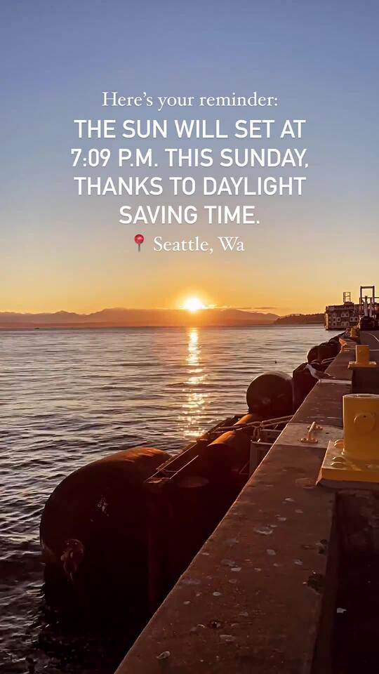 It’s almost time to spring forward. ⏰ Daylight Saving Time is this ...