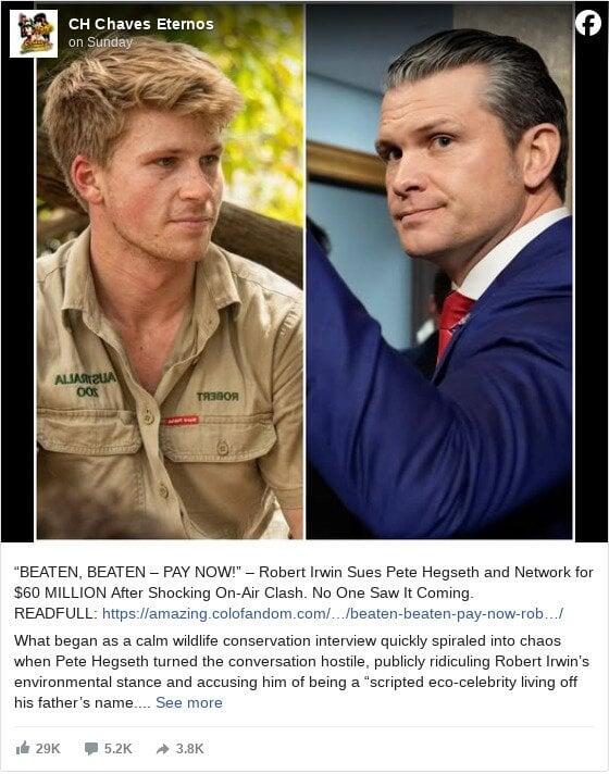 Fact Check: Pete Hegseth NOT Sued For $50 Or $60 Million By Dozens Of ...