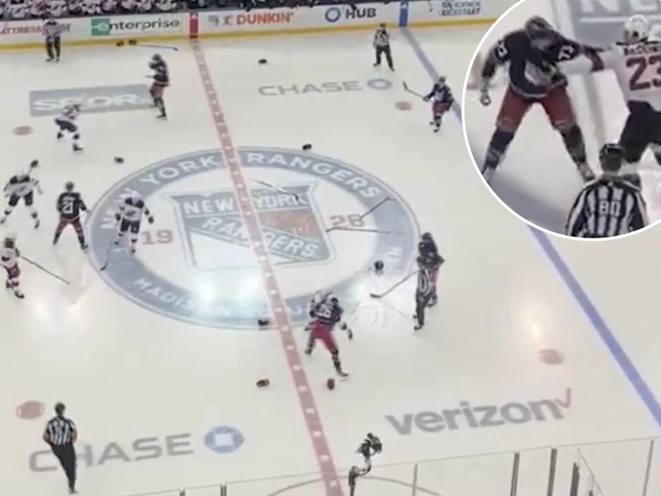 The wild Rangers-Devils fight as you haven’t seen it before