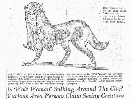 Alabama Cryptids, Monsters, and Mystery Animals