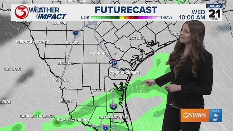 Widely scattered rain chances today and tomorrow - NewsBreak