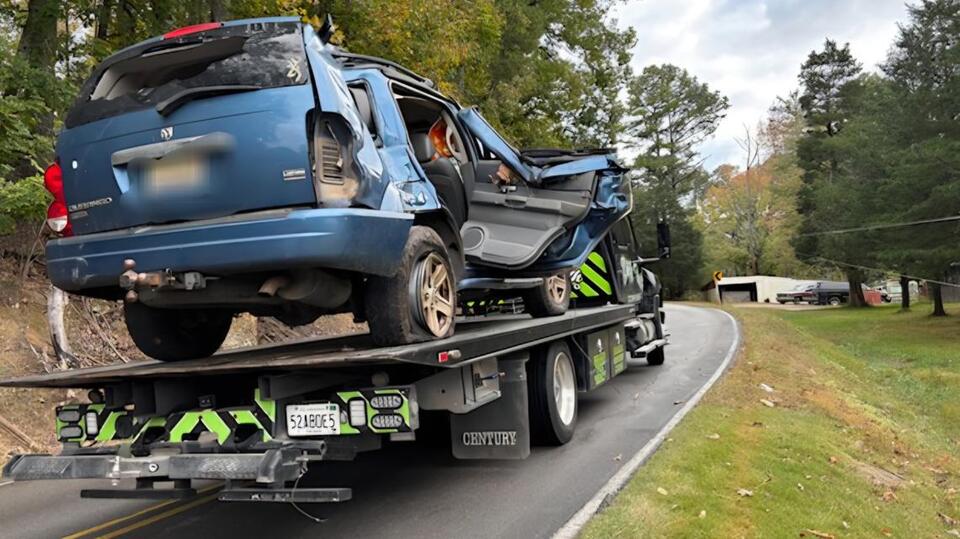 Driver safely rescued from crashed vehicle on Norris Mill Road - NewsBreak