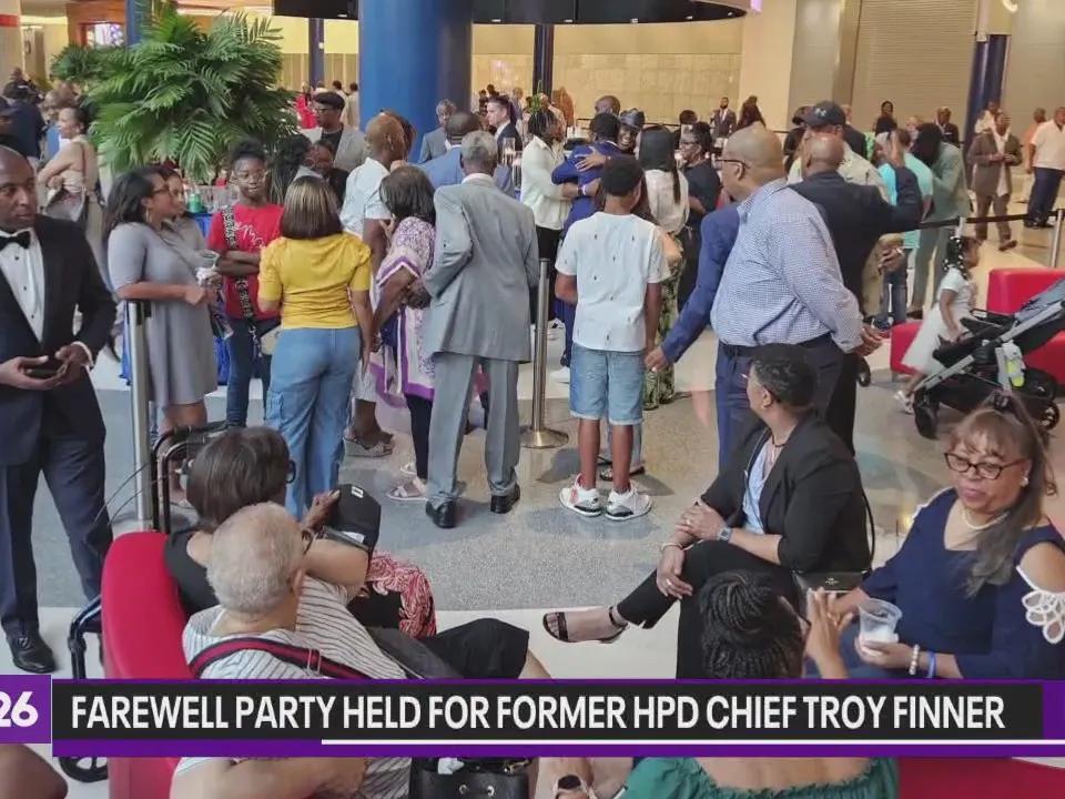 Farewell party held for former HPD chief Troy Finner