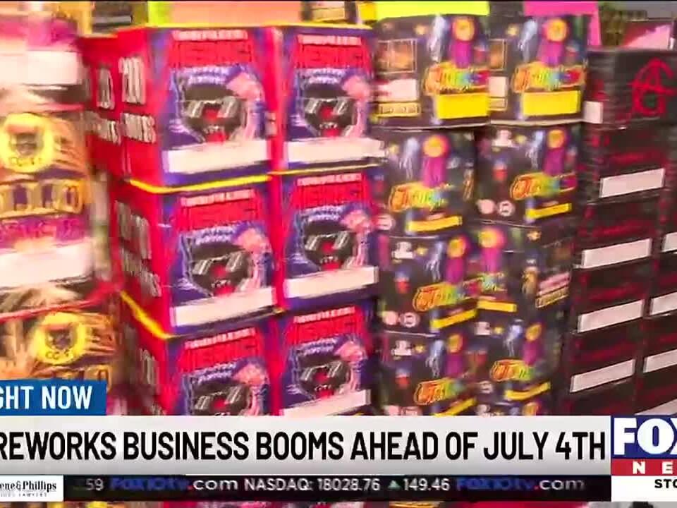 Fireworks business booms ahead of July 4th