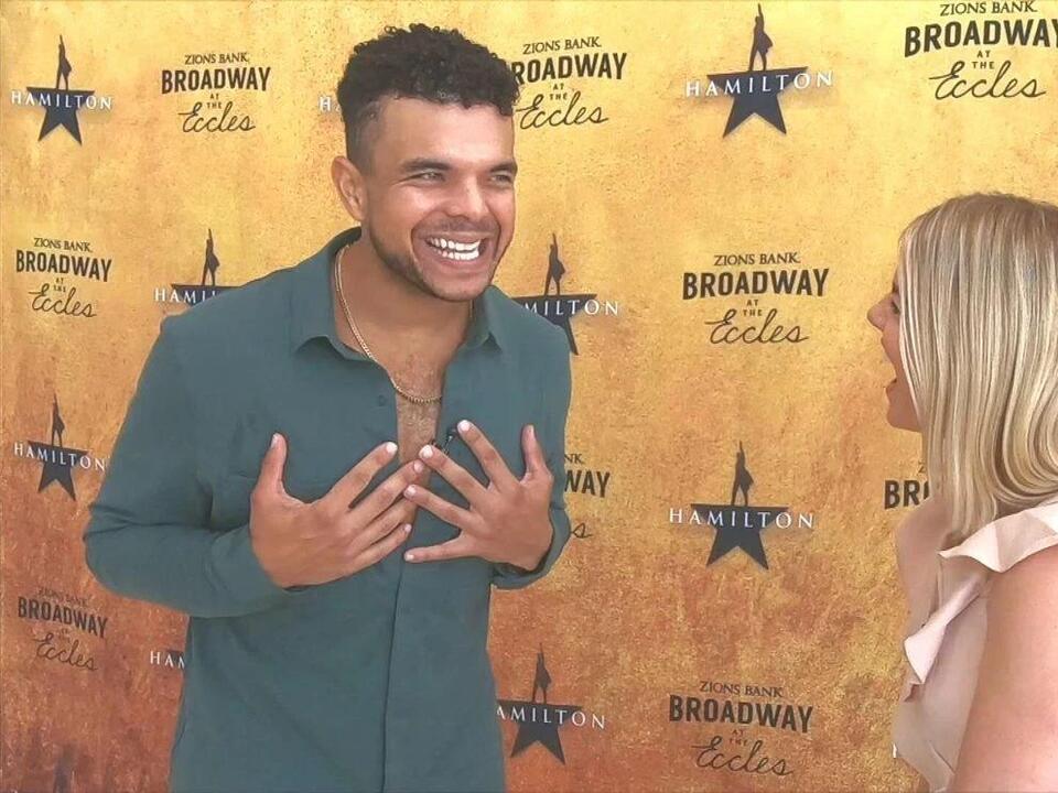 'Hamilton' actor talks about differences performing in Utah