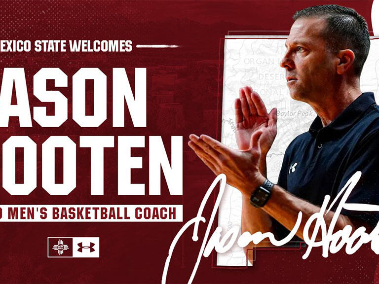 News conference with new NMSU Men’s Head Basketball Coach, Jason Hooten