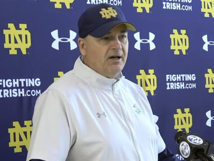 Video: Mike Denbrock Talks Notre Dame O-Line, Leonard, Evans & More