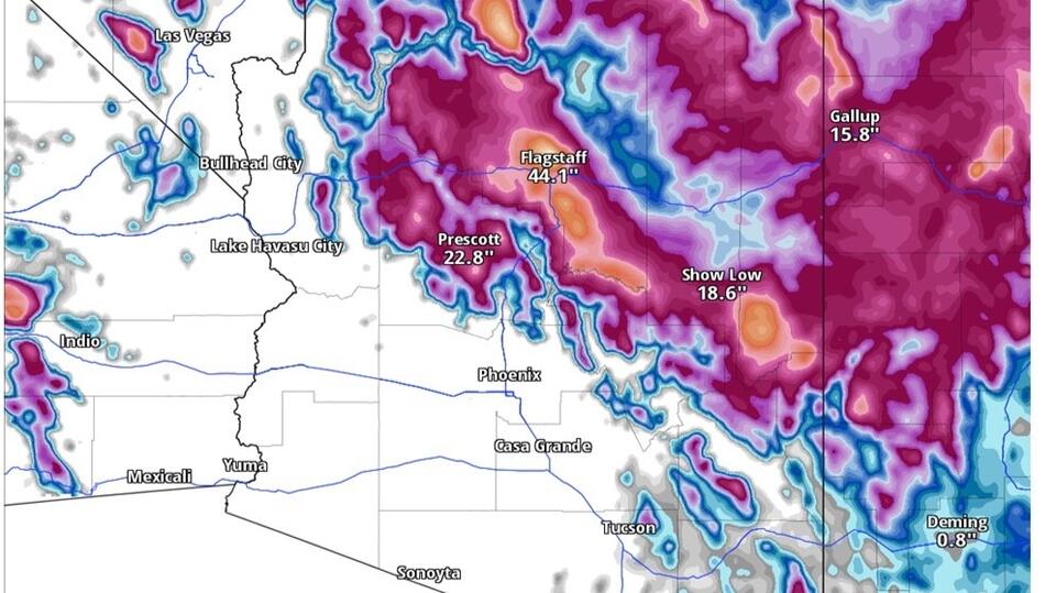 Arizona Weatherman’s Long-Range Winter Snowfall Forecast Was Spot On ...