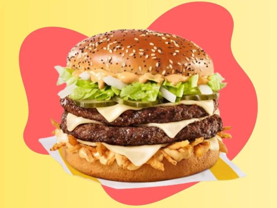 I Tried McDonald's New Big Arch Burger & It Was Massive and Satisfying