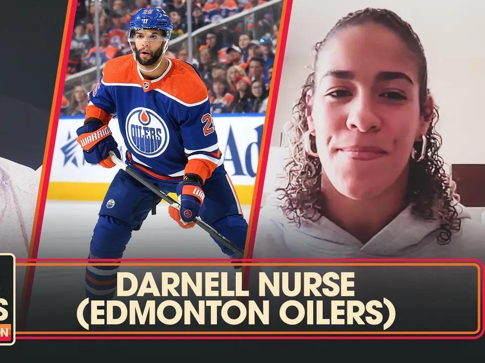 WNBA star Kia Nurse supports brother Darnell Nurse in the Stanley Cup ...