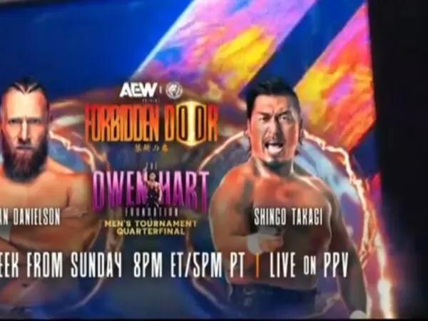 Bryan Danielson vs. Shingo Takagi Set For AEW x NJPW Forbidden Door Bryan Danielson vs. Shingo Takagi Set For AEW x NJPW Forbidden Door