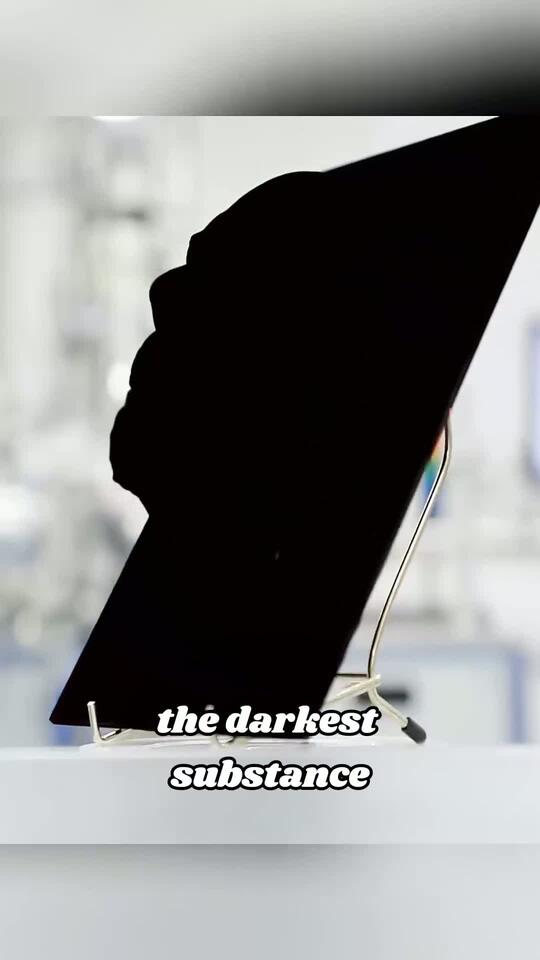 Do you know what the blackest substance in the world is?#us #knowledge ...