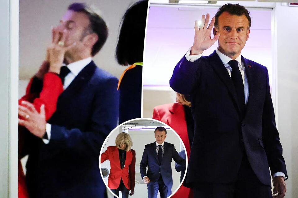 Here’s what French President Macron’s body language showed after wife ...