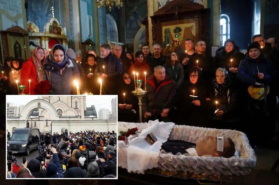 Alexei Navalny’s body seen in coffin, Sinatra’s ‘My Way’ played as ...