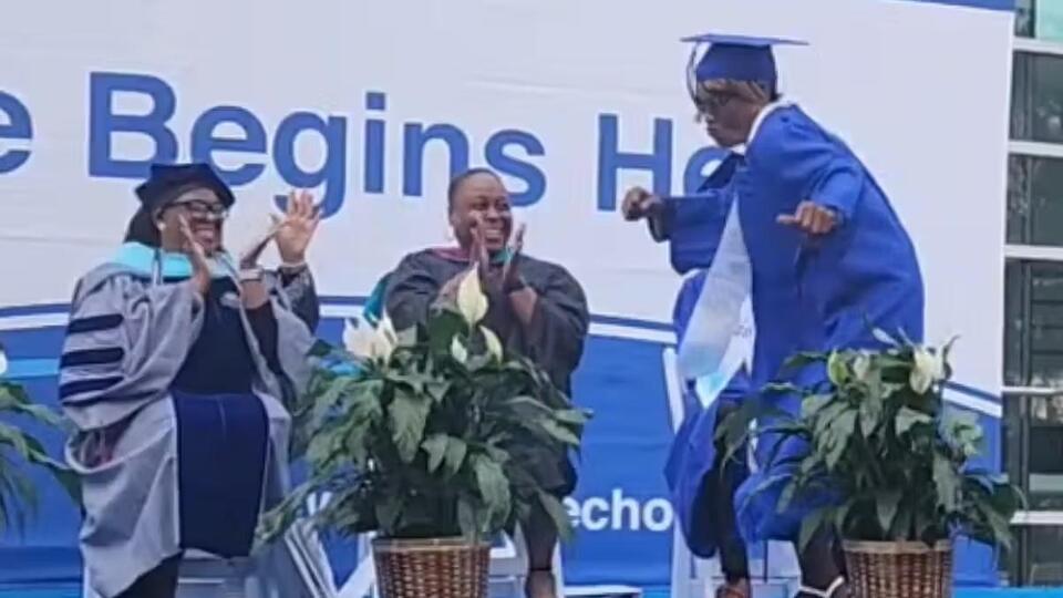 70-year-old Hertford County woman dances across the stage at graduation ...