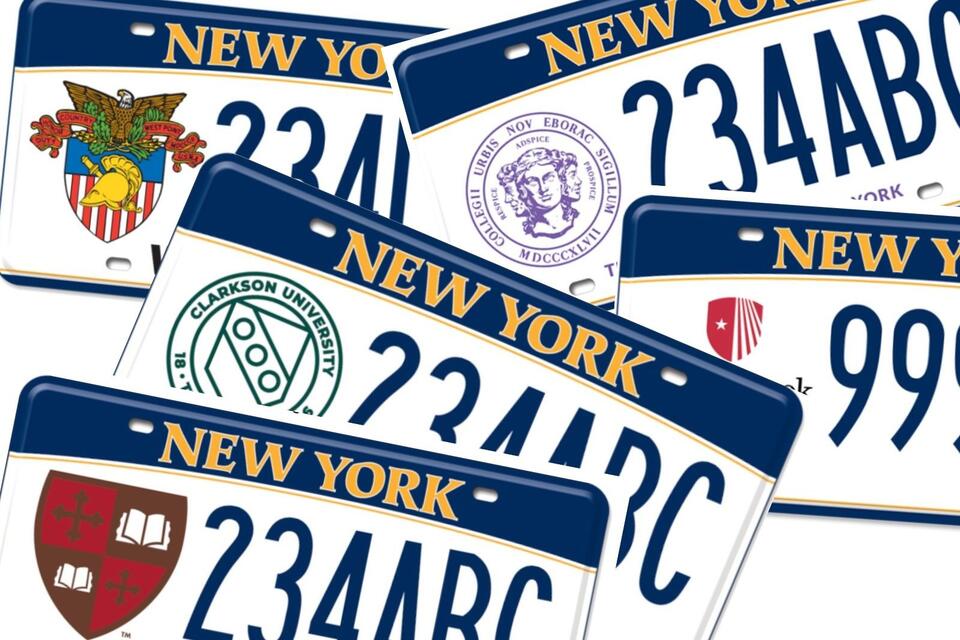 New York DMV Offers College Pride License Plates - NewsBreak