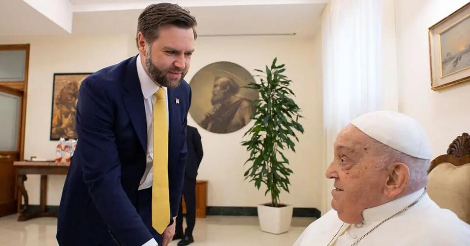 J.D. Vance Trolled as Pope Francis Dies Just Hours After Their Meeting ...
