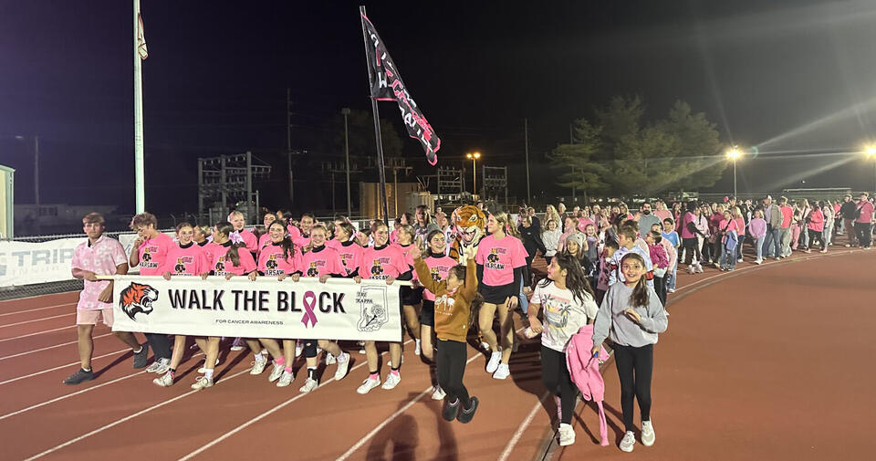On Pink Out Night At WCHS, Students Walks Alongside Those Battling ...