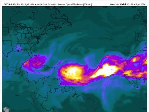 Saharan dust arrives in Florida, with potential air quality impacts and ...