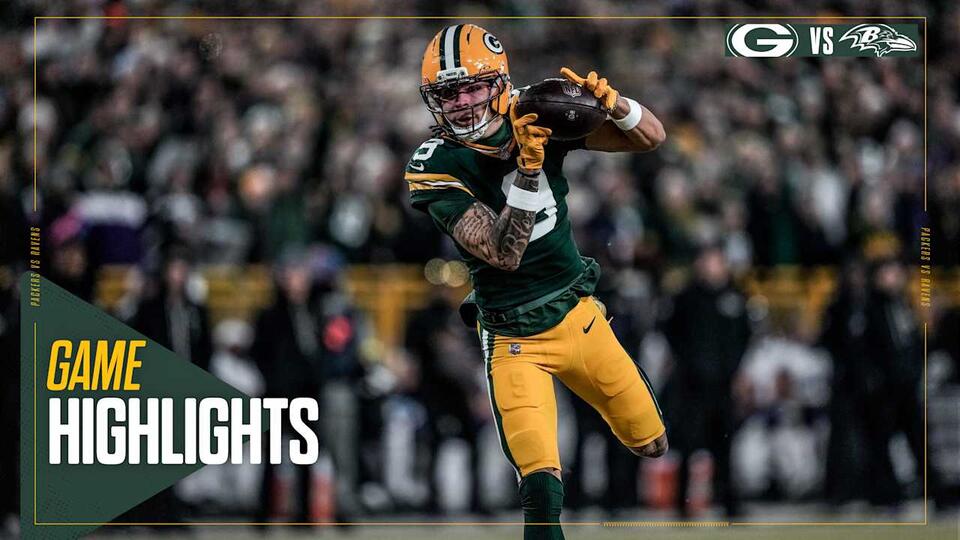 Malik Willis to Christian Watson DEEP TOUCHDOWN | Packers vs. Ravens ...