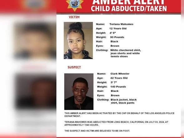 UPDATE: Missing 12-Year-Old Teriana Mahomes Found Safe in Long Beach ...