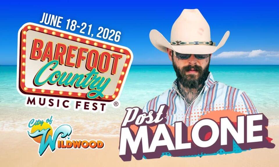 Post Malone to Play 2026 Wildwood Country Fest - NewsBreak