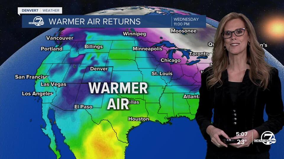 Warmer weather returns to the Front Range this week with plenty of sun ...