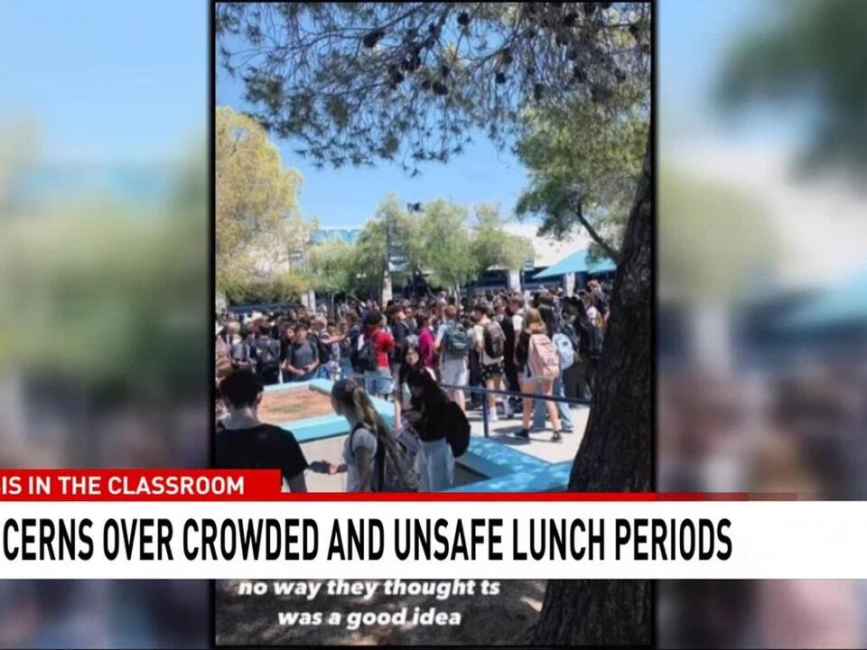 Overcrowded lunch lines in Las Vegas schools spark outrage among parents