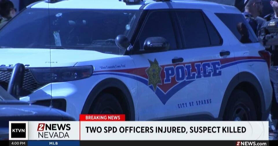 Two officers were hurt and suspect killed in a Sparks shooting near ...