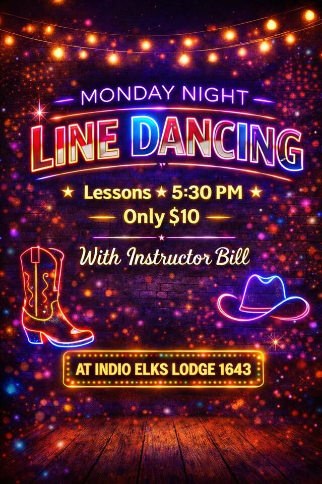 Weekly events at Indio Elks Lodge - NewsBreak