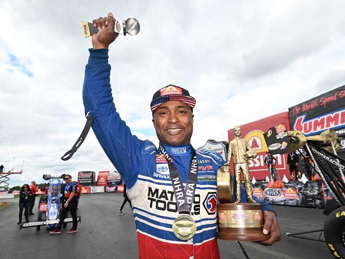 ANTRON BROWN WINS SECOND TOP FUEL RACE OF 2024 IN NORWALK
