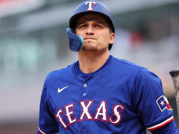 Corey Seager injury: Wrist X-rays negative after Rangers star struck by ...
