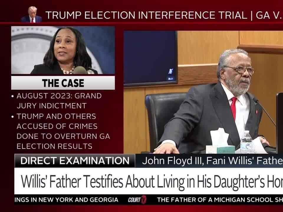 Fani Willis’ Father Says He Didn’t Meet Nathan Wade Until 2023