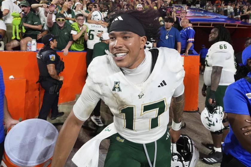 USF quarterback Byrum Brown opts out of Cure Bowl but will 'coach' on ...