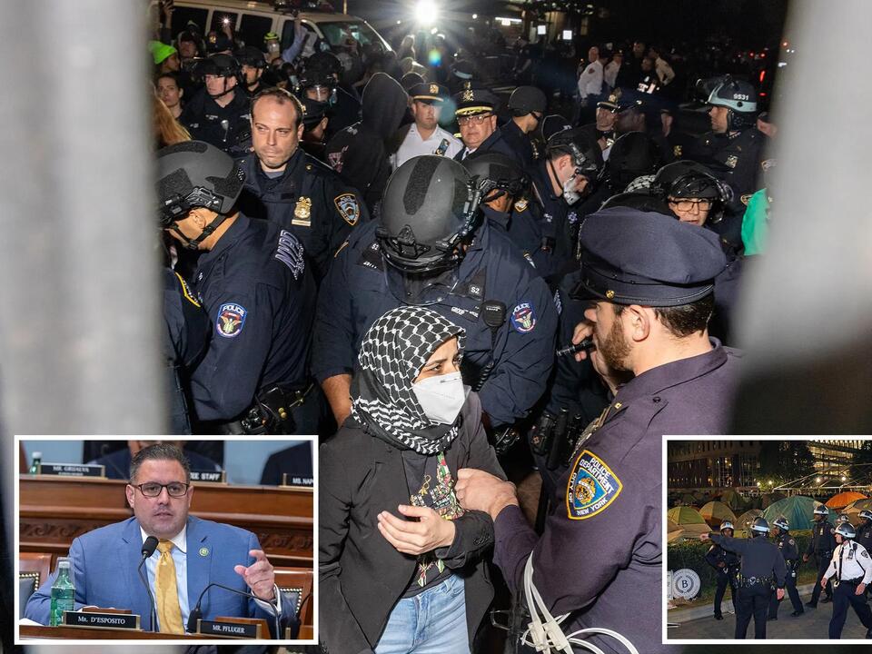 Rep. Anthony D’Esposito demands Columbia repay NYPD $200K in OT to shut ...