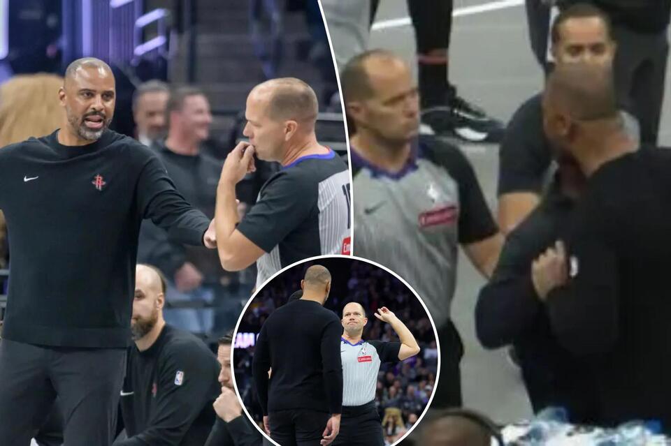 Rockets’ Ime Udoka roasts referee after wild on-court scene: ‘Get some ...