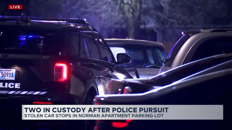 2 in custody after high-speed chase ends in Norman - NewsBreak