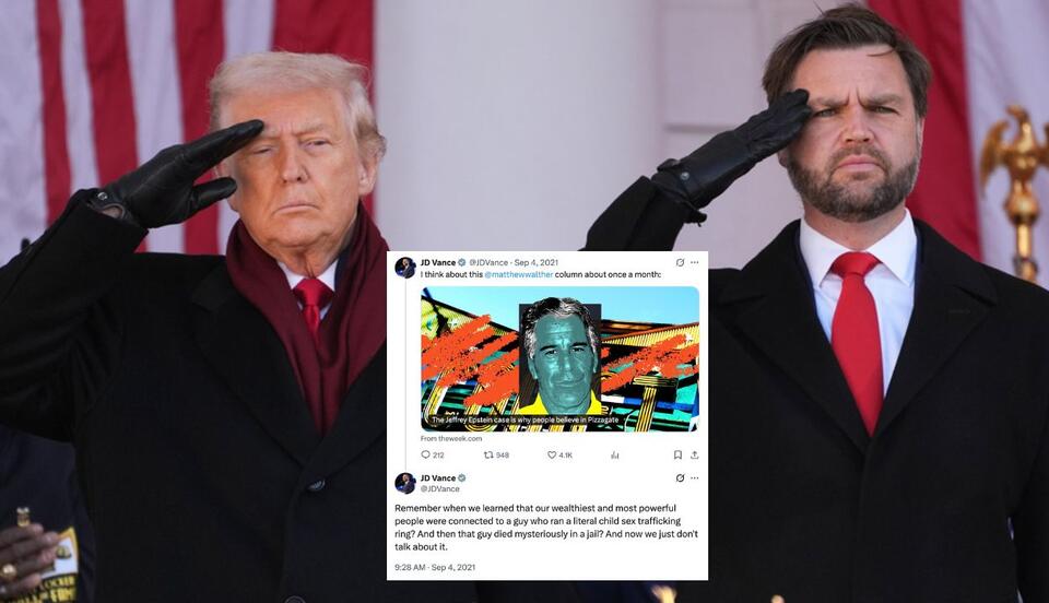 4-Year-Old Tweet Comes Back to Haunt JD Vance After New Trump-Epstein ...