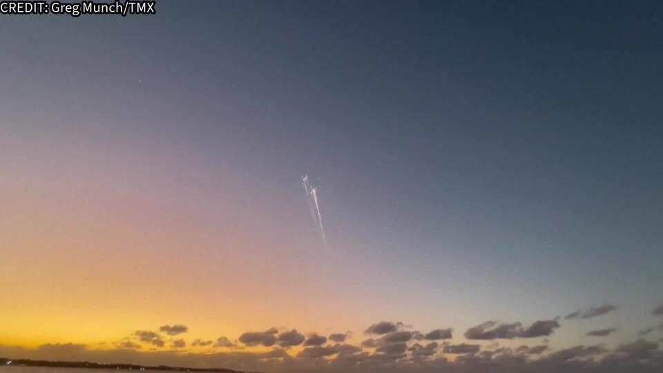 VIDEO: SpaceX explosion sends debris streaking across sky - NewsBreak