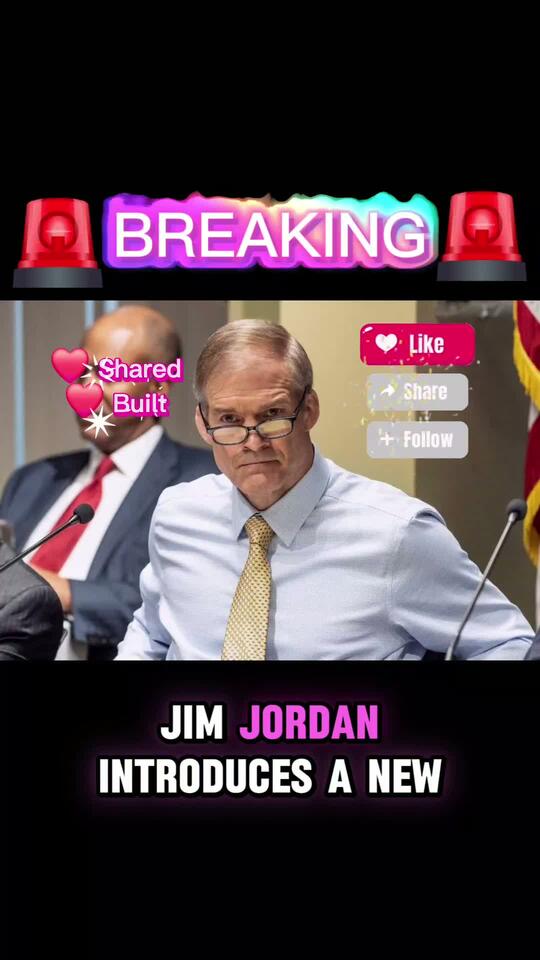 Jim Jordan introduces a new bill that would require American-born ...