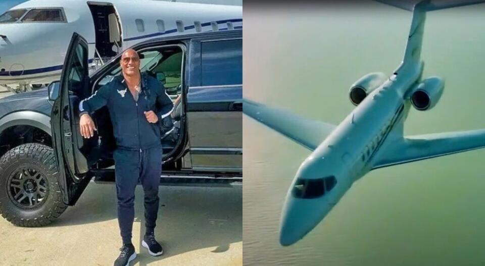 Dwayne ‘The Rock’ Johnson’s Private $65 Million Jet Experienced ...