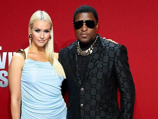 Babyface’s Girlfriend Rika Tischendorf Straps Into Sandals With Ruched ...