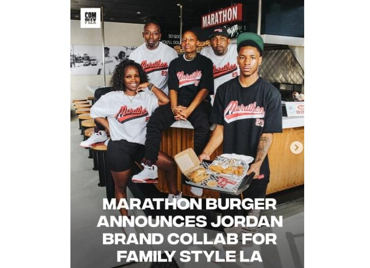 Marathon Burger Debuts Jordan Collab @ Family Style Food Festival In ...