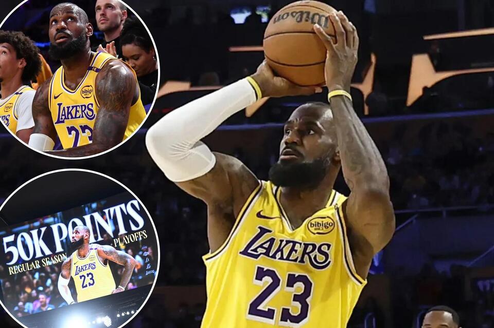 LeBron James becomes first player in NBA history to score 50,000 ...