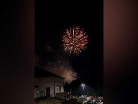 Lightning, fireworks illuminate night sky at Lancaster County display