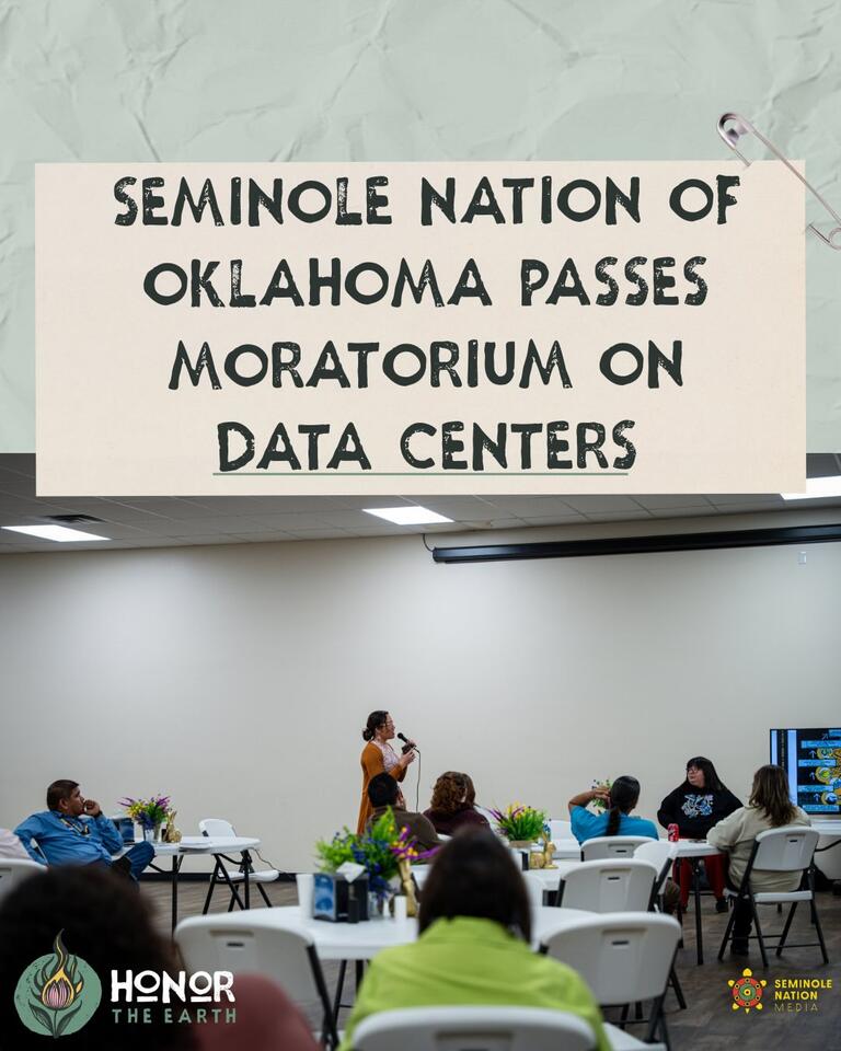 First Tribal Council to Block Data Center Development on Tribal Lands ...