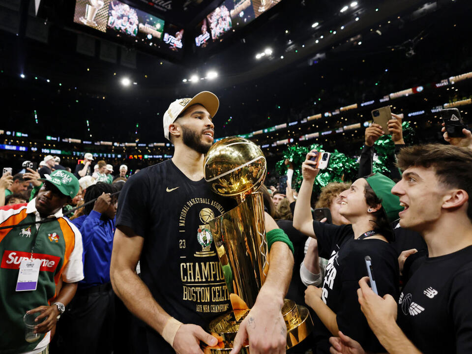 Jayson Tatum Jokes Pouring In After Awkward Celebration Following NBA ...